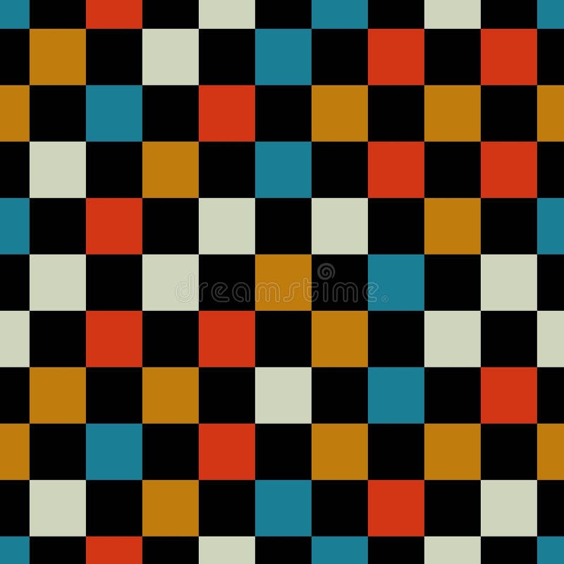 Seamless Abstract Pattern in the Form of Multi-colored Quadrangles that ...