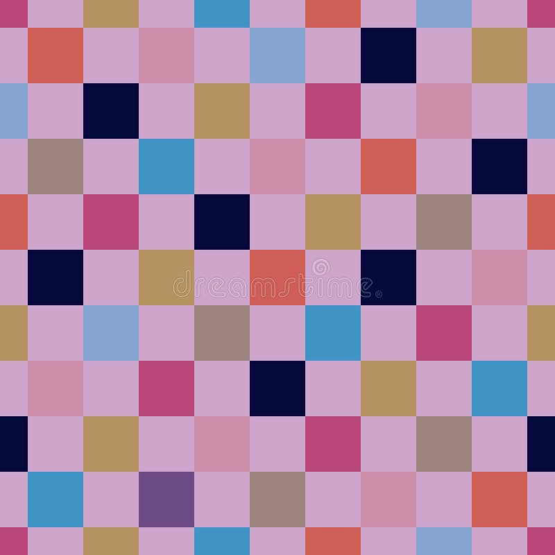 A Seamless Pattern of Multicolored Squares in the Form of a Colored ...