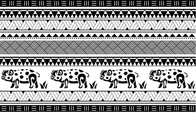 Maori Polynesian Indigenous Pattern Background Wallpaper Banner ...