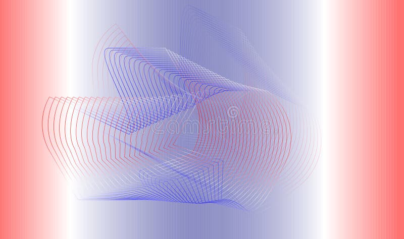 Smooth and Simple Abstract Line Background with Attractive Color Stock ...