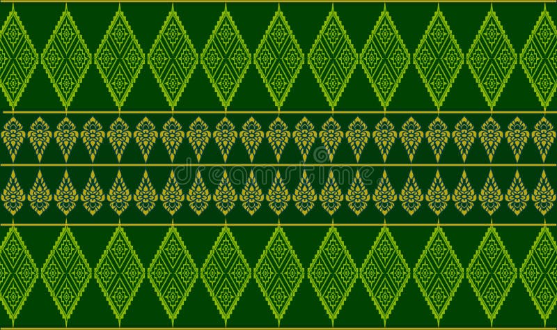 Thai Pattern Background Inspired from Handcrafted North Eastern Thai ...