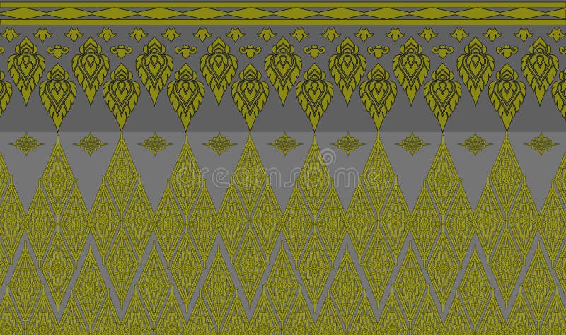 Abstract Traditional Geometric Ethnic Fabric Pattern Ornate Stock ...