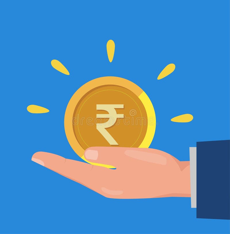 Indian Rupee Symbol Hand Stock Illustrations – 203 Indian Rupee Symbol ...