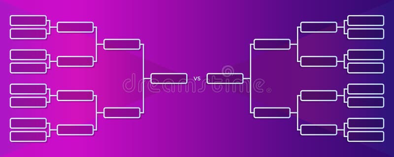 Gradient tournament grid stock illustration. Illustration of ...