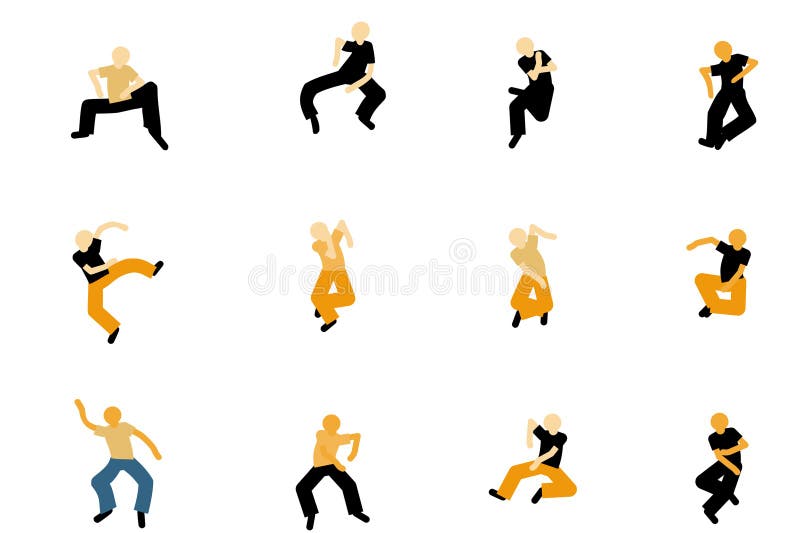 Graceful Movement Dancing Vector Illustration Clip Art,Modern Dance ...