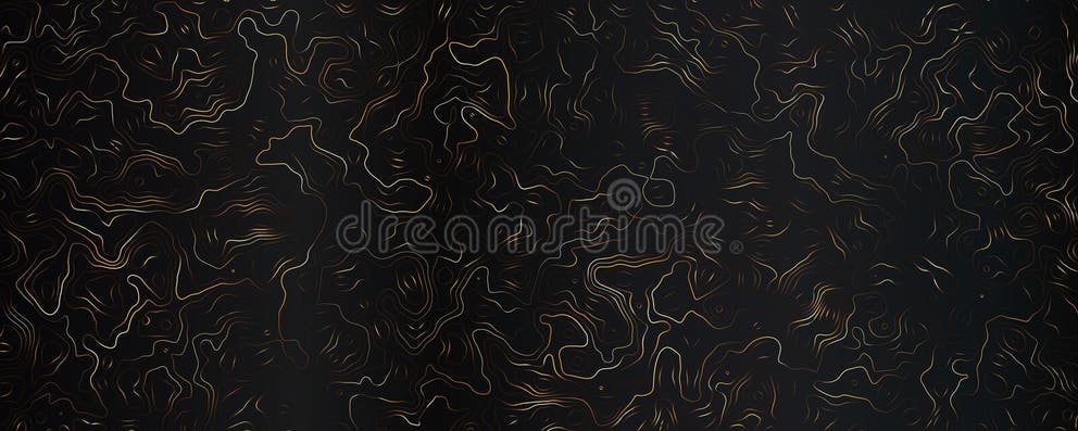 Elegant Golden Topographic Contour Background Stock Vector ...