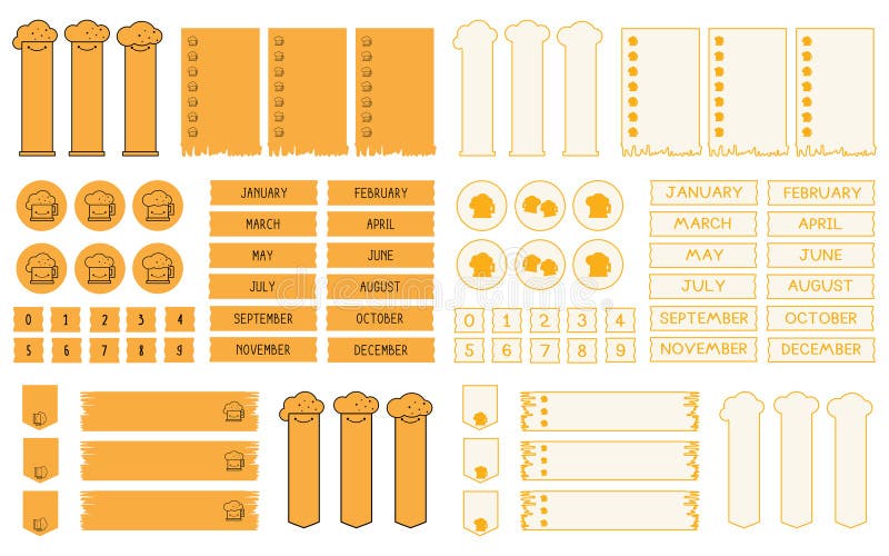 Planner Stickers. Organizer Tags. Printable Planner Stickers. Planners ...