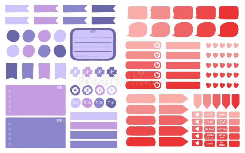 Planner Stickers. Diary Stickers. Planner Agenda Stickers. Printable ...