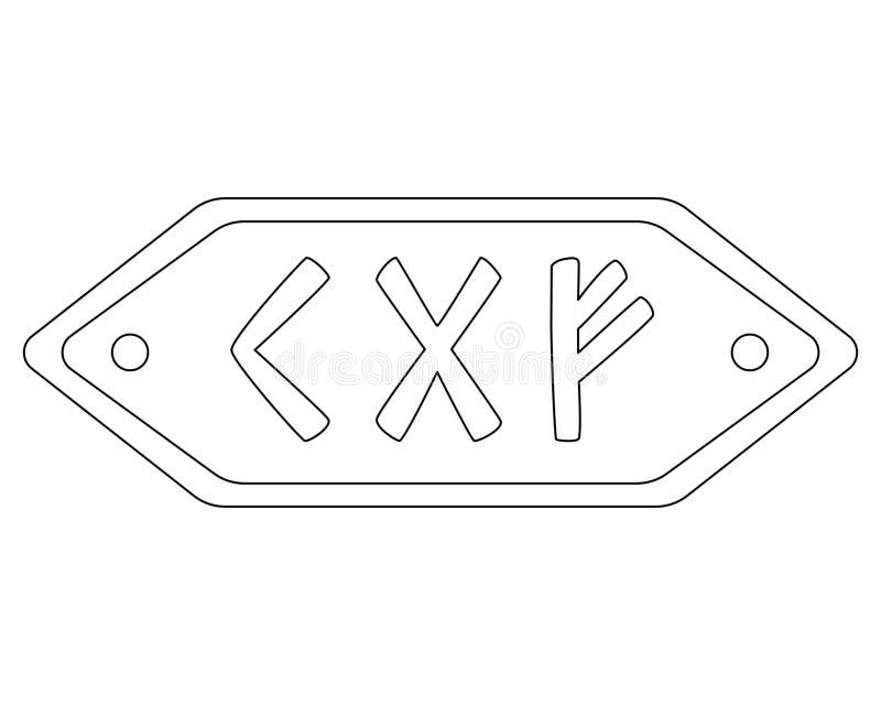 Runic Amulet from Runes Kano, Gebo and Fehu for Success in Creative ...