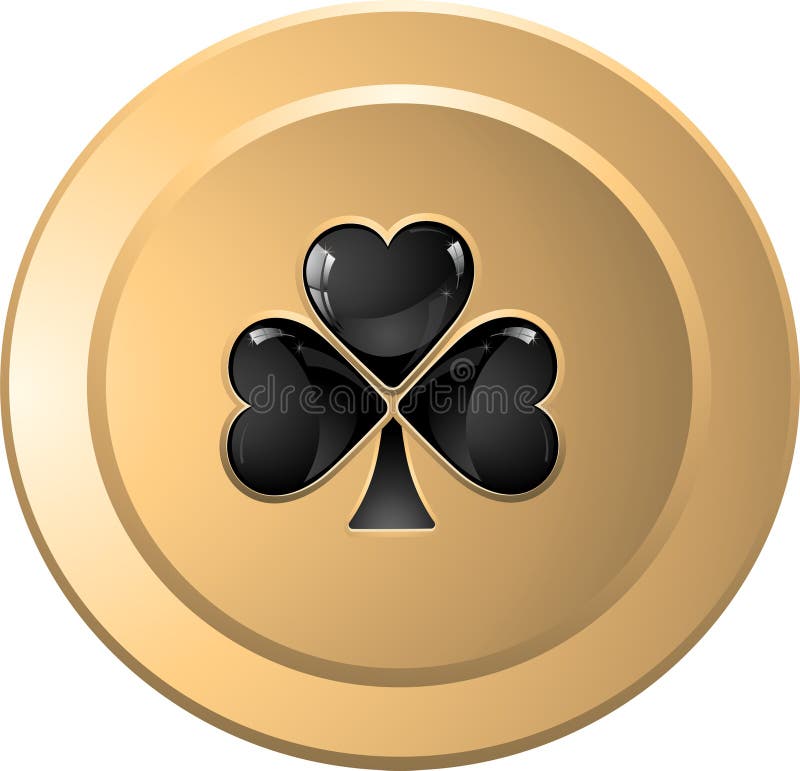 Vector Images of Poker Chips, Gold Chips Stock Illustration ...