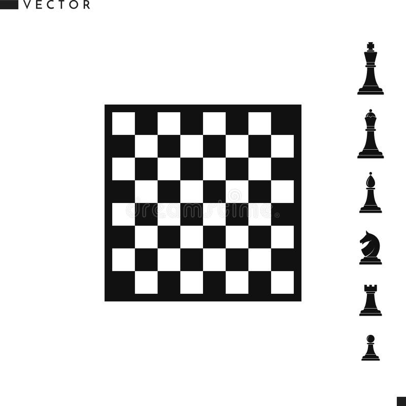 Chess Piece. Chess Board Vector. Board Game Sign Stock Vector ...