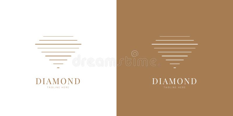 Minimal Diamond Logo Design. Diamond Business Icon for Website and App ...