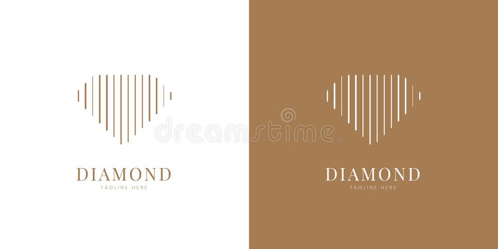 Minimal Diamond Logo Design. Diamond Business Icon for Website and App ...