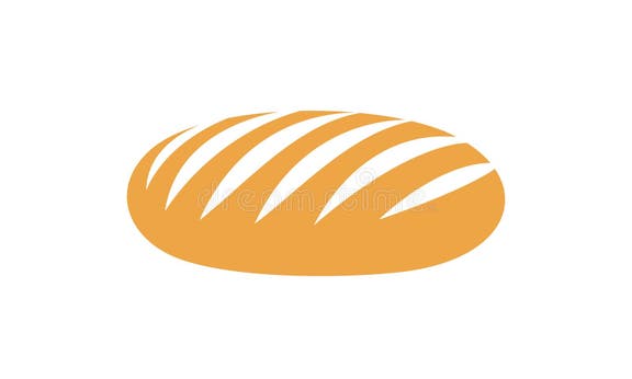 Loaf Logo. Isolated Loaf on White Background Stock Vector ...