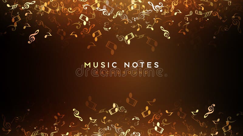 Music Notes, Song, Melody or Tune Neon Realistic Vector Icon for ...
