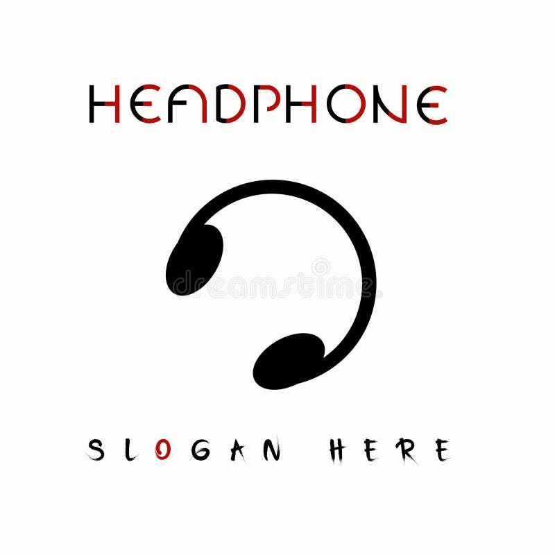 Creative Sound Wave Headphone Logo Stock Illustration - Illustration of ...