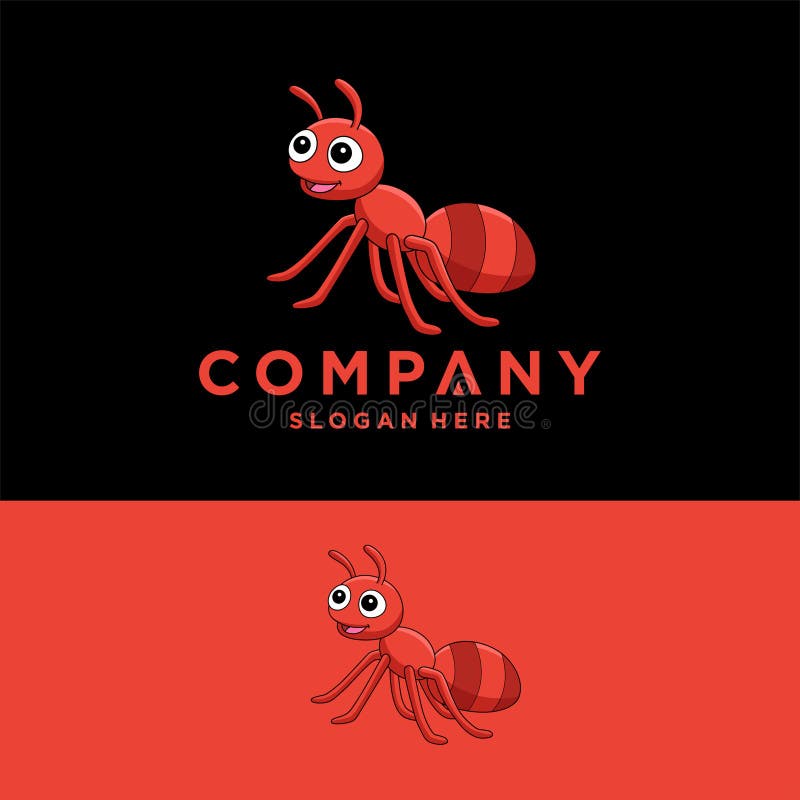 Ant Symbol Initial Letter Design Monogram Abstract Logo Stock Vector ...