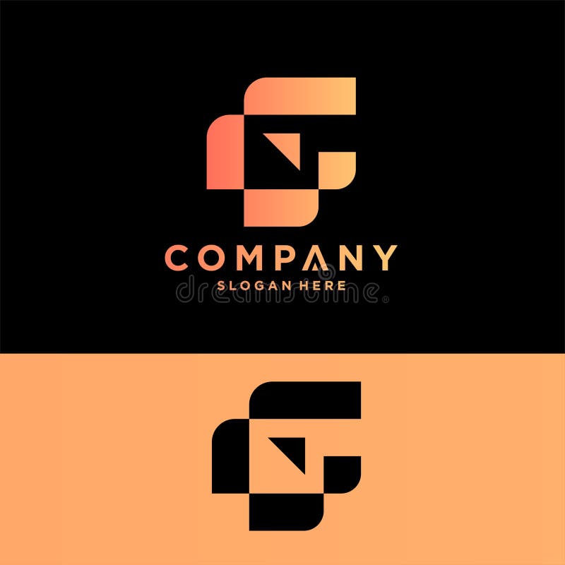 G Symbol Initial Letter Design Monogram Abstract Logo Stock Illustration - Illustration of ...