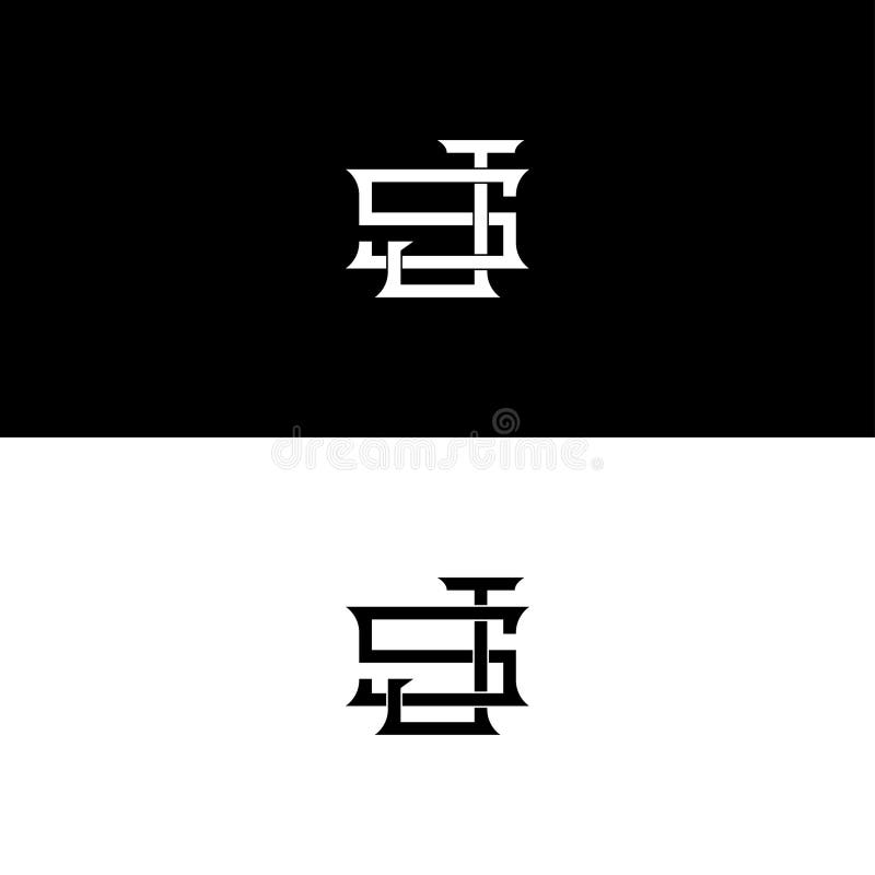 JS Square Creative Monogram Logo Design Stock Illustration ...