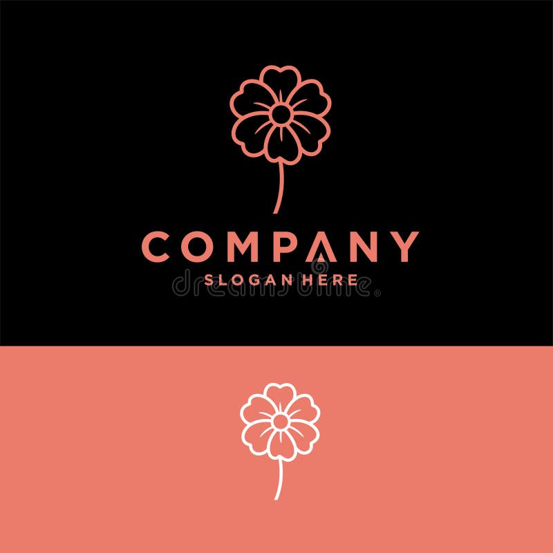 Flower Symbol Initial Letter Design Monogram Abstract Logo Stock ...