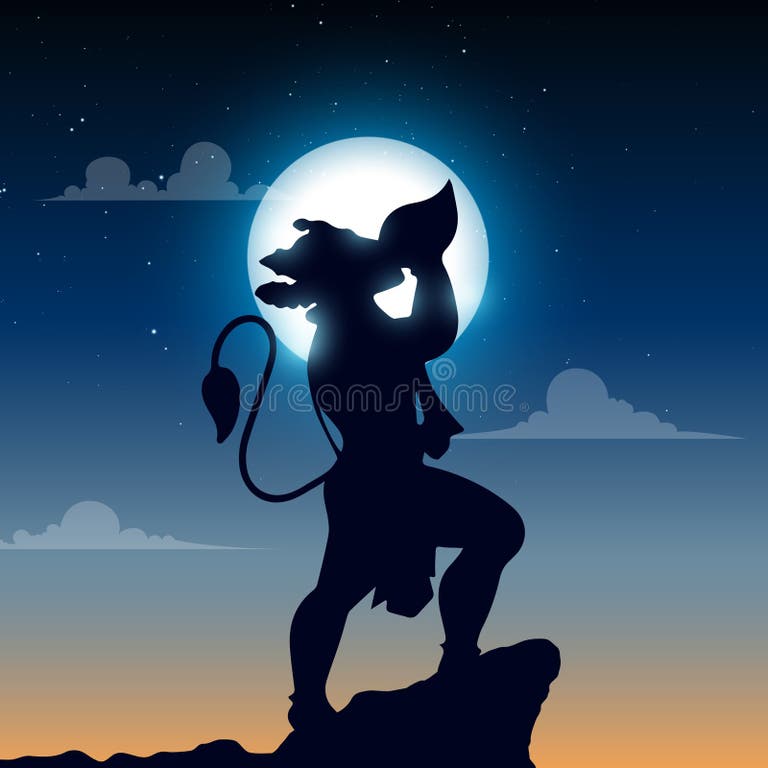Happy Hanuman Jayanti Greeting, God Hanuman Background Design. a Hindu ...