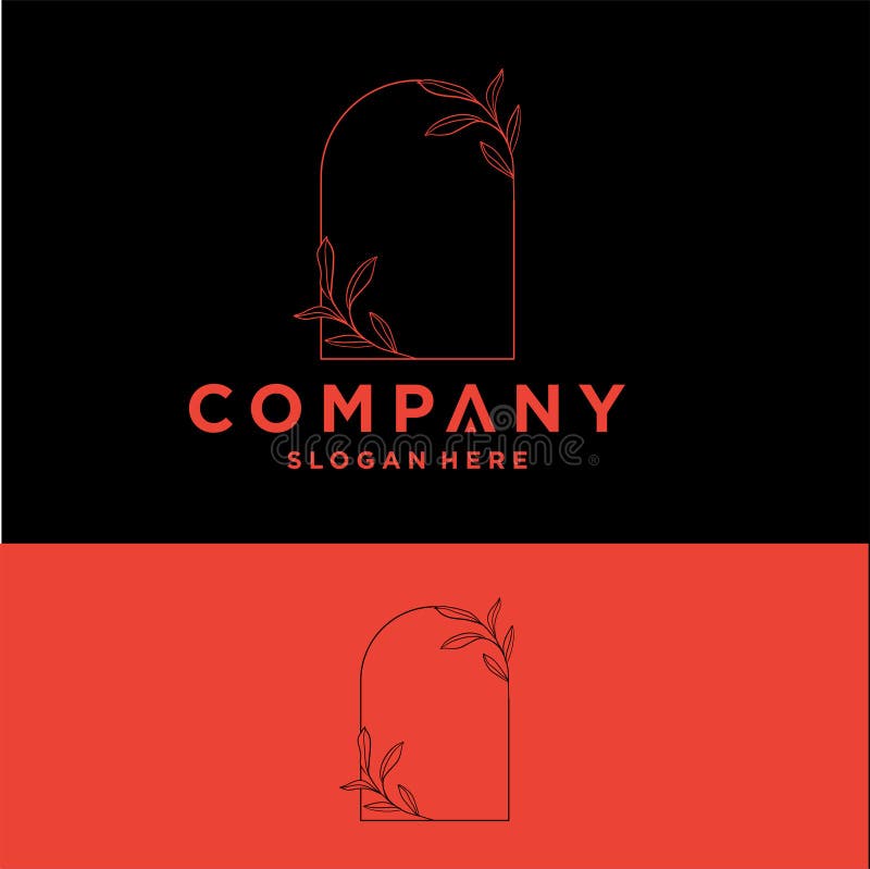 Frame Symbol Initial Letter Design Monogram Abstract Logo Stock ...