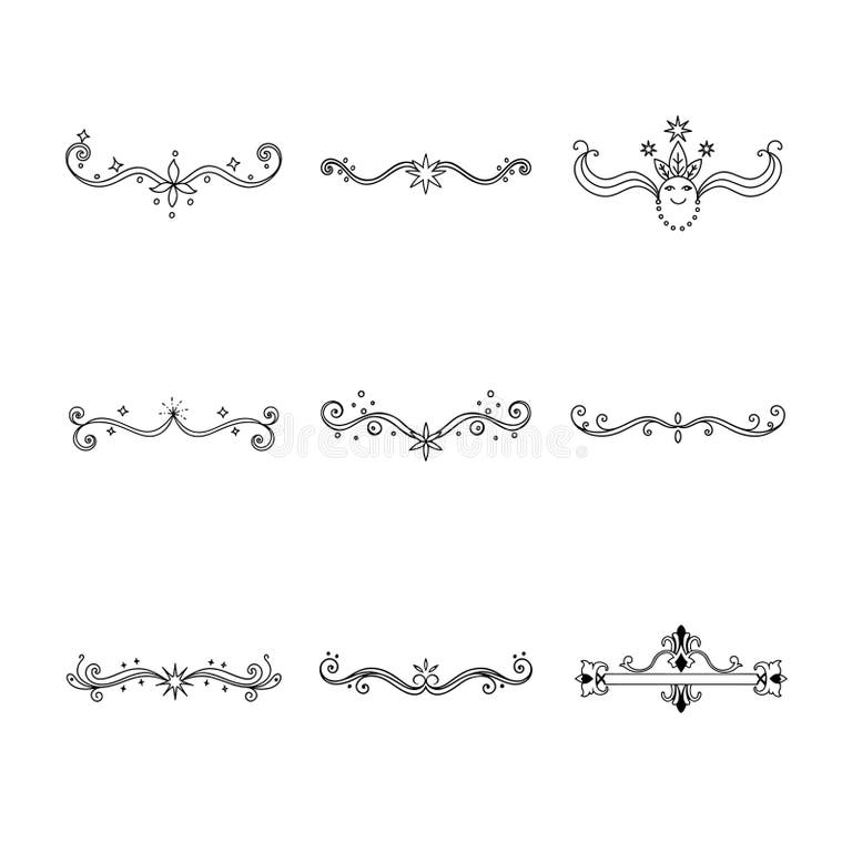 Fancy Underline Stock Illustrations – 238 Fancy Underline Stock ...