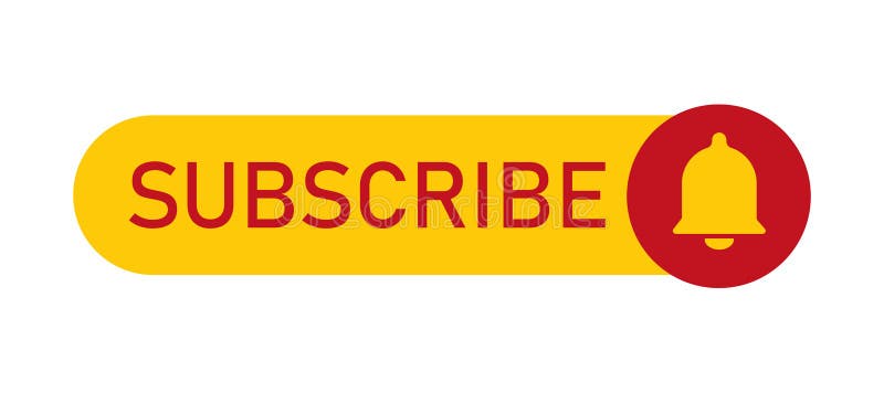 Subscribe with Bell Icon. Flat Design Stock Illustration - Illustration ...