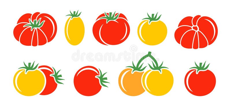 Tomato Logo. Isolated Tomato on White Background Stock Vector ...