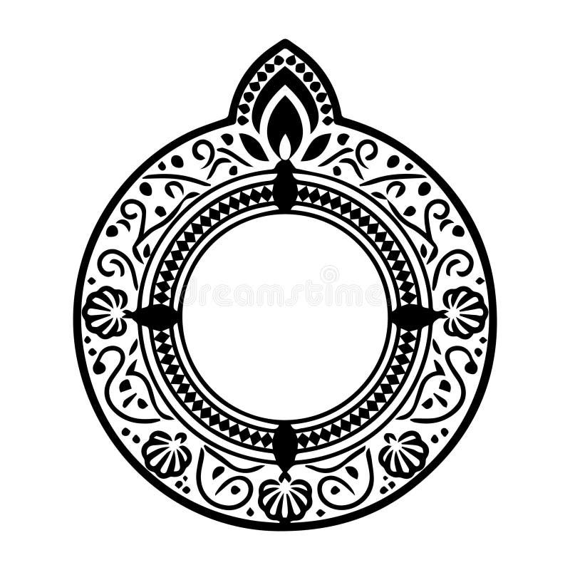 Unique Thali Frame Stock Illustrations – 6 Unique Thali Frame Stock ...