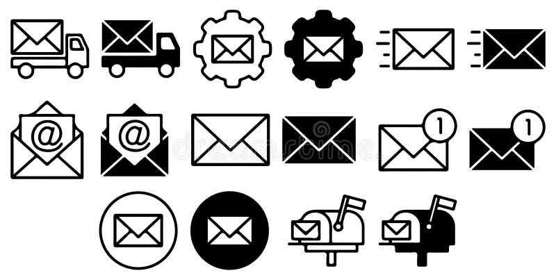 Contact Us Icon Set. Business Card, Containing User, Phone, Website ...