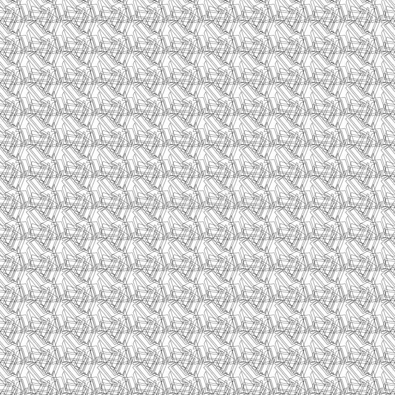 Oriental Square Lines Pattern in Chinese Style Stock Illustration ...