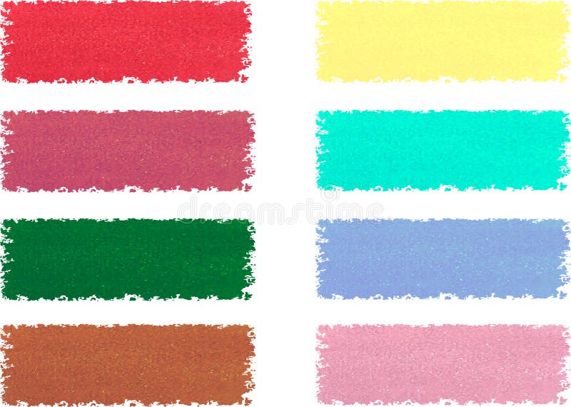 Colour Bars Palette Banners Shine Frames Stock Vector - Illustration of ...