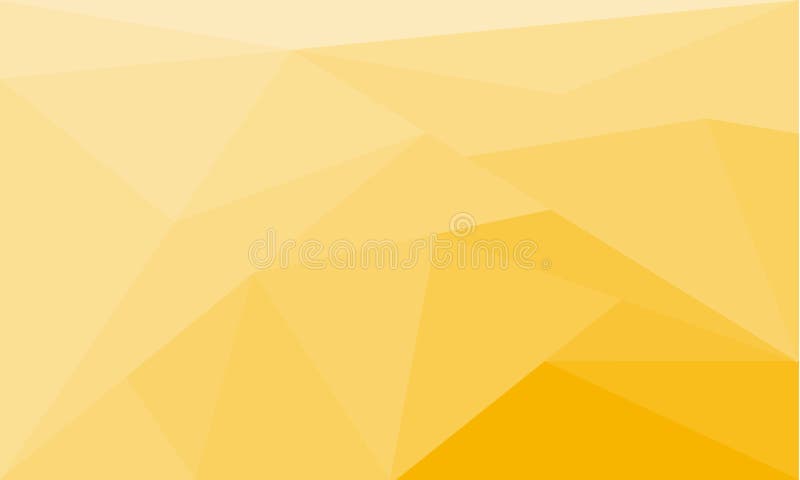 Warm Yellow Low Poly Abstract Texture Stock Vector - Illustration of ...