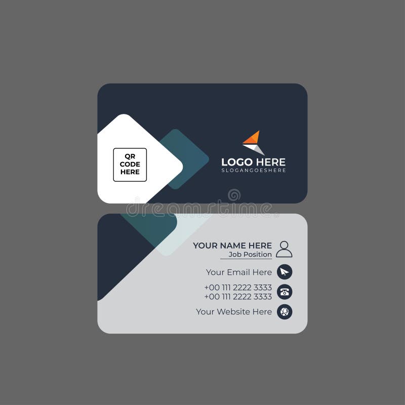 Contemporary Business Card Design for Modern Professionals. Simple ...