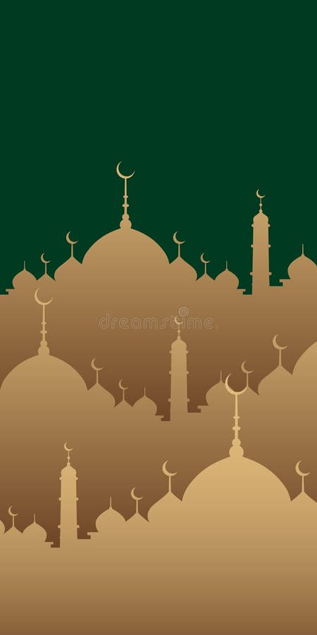 Elegant Idul Fitri Graphic Design with Islamic Patterns, Crescent Moon ...