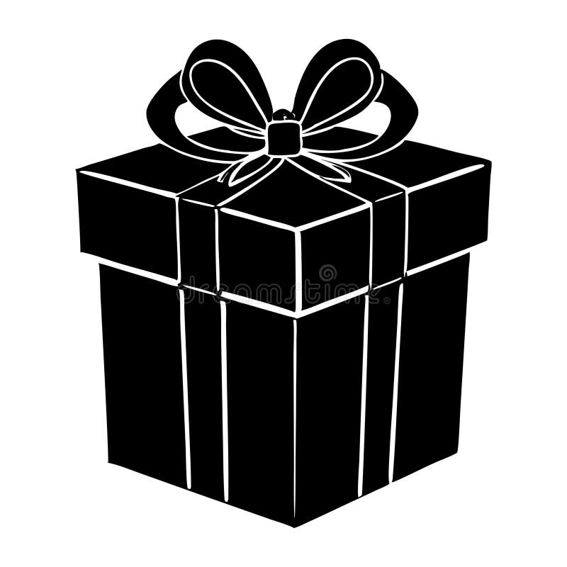 Set of Gift Boxes with Ribbons and Bows in a Festive Design, Set of ...