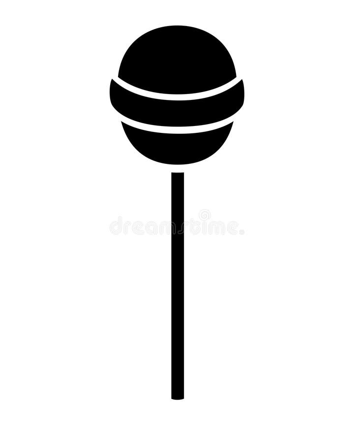 Lollipop, Candy - Vector Silhouette for Logo, Pictogram or Stencil ...