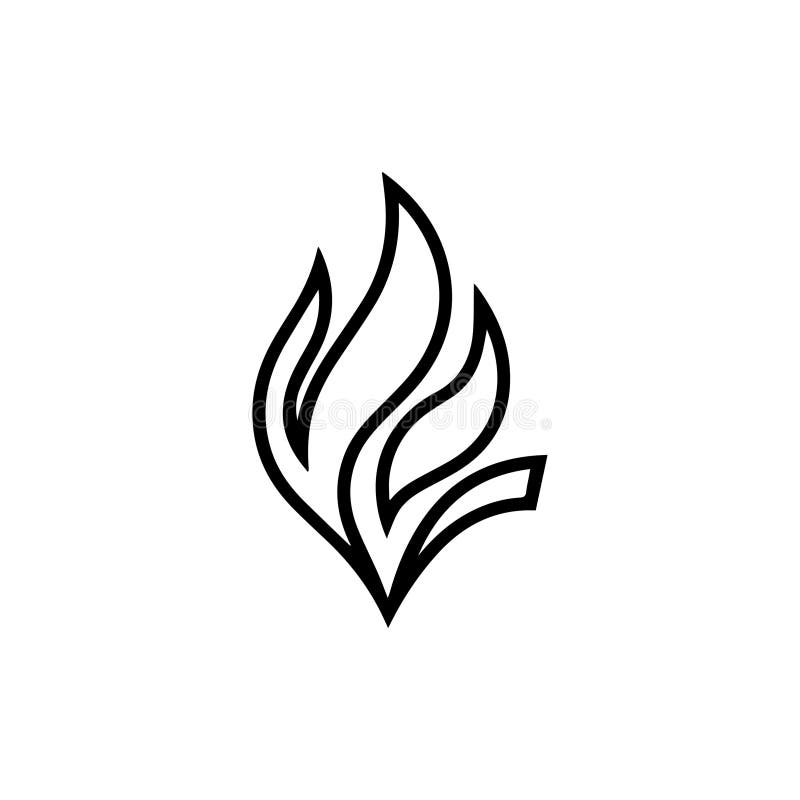 Fire Flame Icon Vector Design Symbol Nature Element of Fire Flame Icon ...