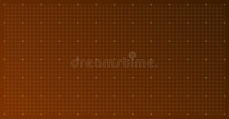 Industrial Orange Blueprint with a Bold Yellow Grid. Vector ...