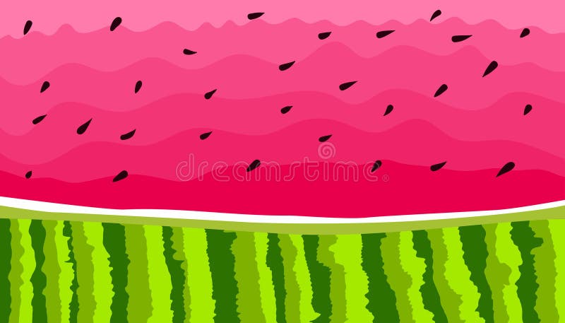 Summer Theme Background. Fresh Fruit Watermelon. Watermelon Realistic ...