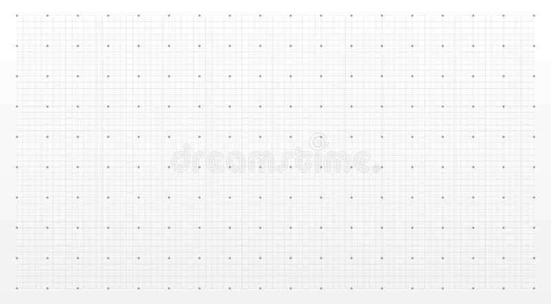 Vector Illustration. Engineering Blueprint Paper with a Precise Grid ...