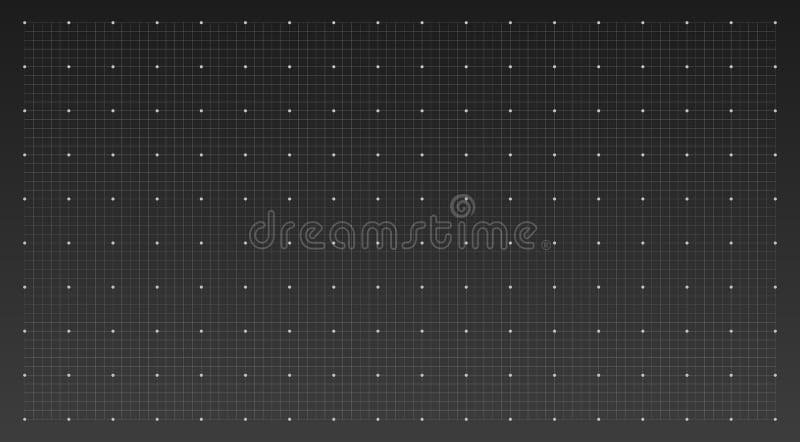 Vector Illustration. Engineering Blueprint Paper with a Precise Grid ...