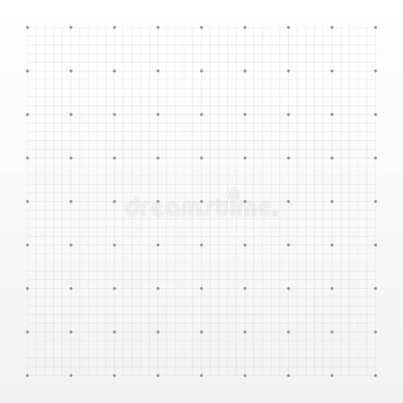 Vector Illustration. Engineering Blueprint Paper with a Precise Grid ...