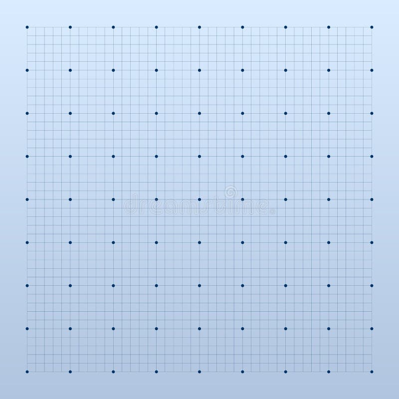 Vector Illustration. Engineering Blueprint Paper with a Precise Grid ...