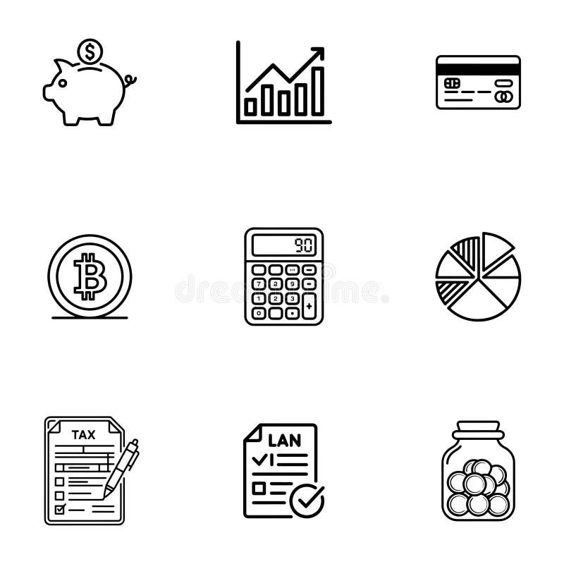 Flat Accounting Icons Accounting And Finance Icon Pack | Flat | 36