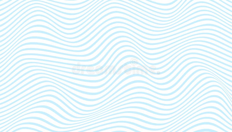 Blue Diagonal Wavy Lines Seamless Pattern. Abstract Liquid Stripes ...