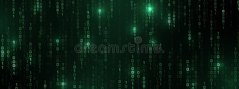 Matrix Vector Digital Code Rain in a Matrix Inspired Futuristic Style ...