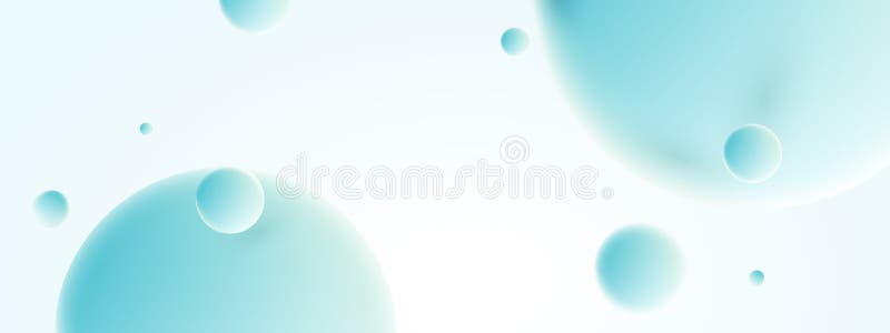 3D Ball Abstract Background. Soft Gradient with Minimal Bounce Ball ...