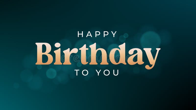 Happy Birthday Text Vector, Happy Birthday Text Template. Birthday ...